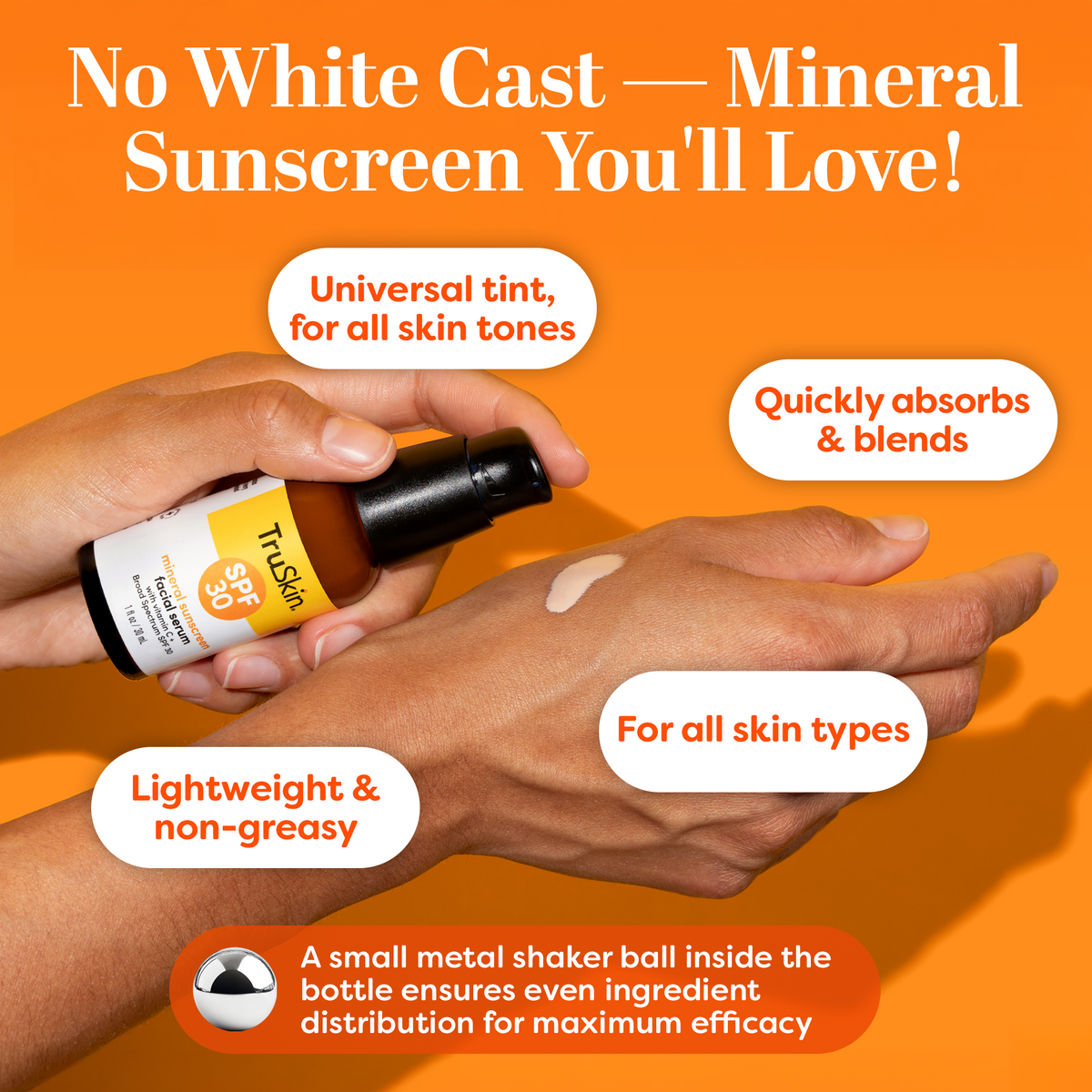 SPF 30 Mineral Sunscreen Facial Serum – TruSkin